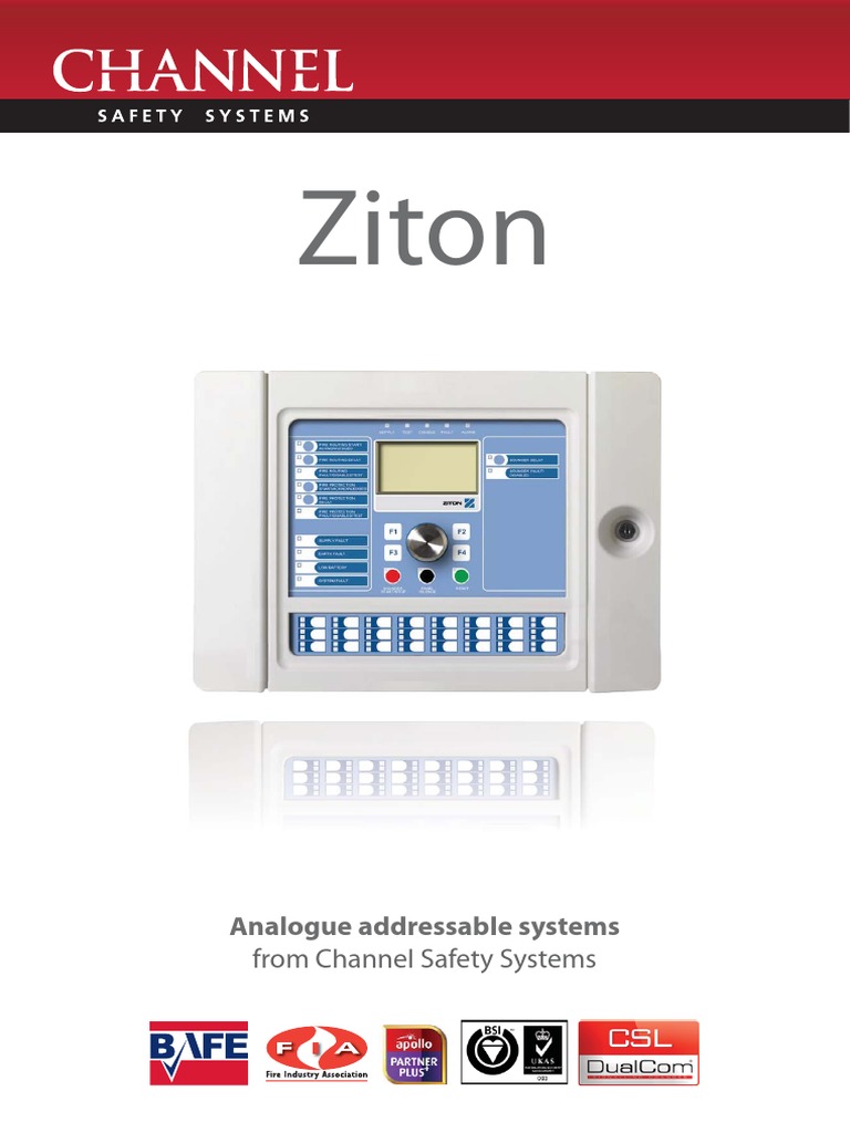 Ziton: Analogue Addressable Systems | PDF | Electrical Wiring | Relay