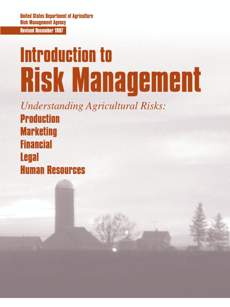 Ag Risk Management Guide | PDF | Crop Insurance | Risk