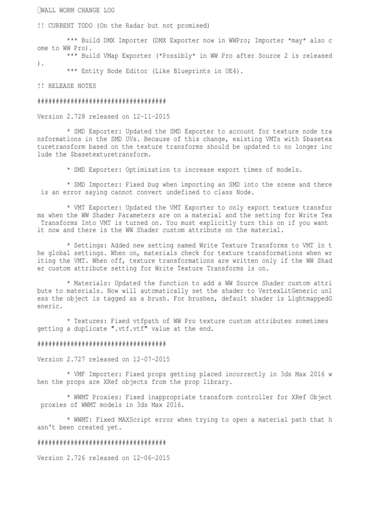 Change Log | PDF | Texture Mapping | Shader