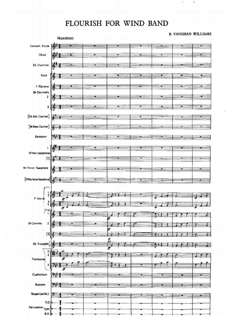 Flourish for Band (Score)