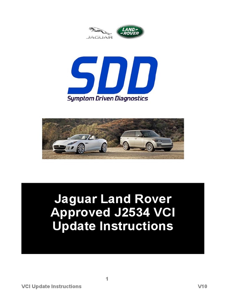 JLR VCI Update Guide | PDF | Operating System | Device Driver