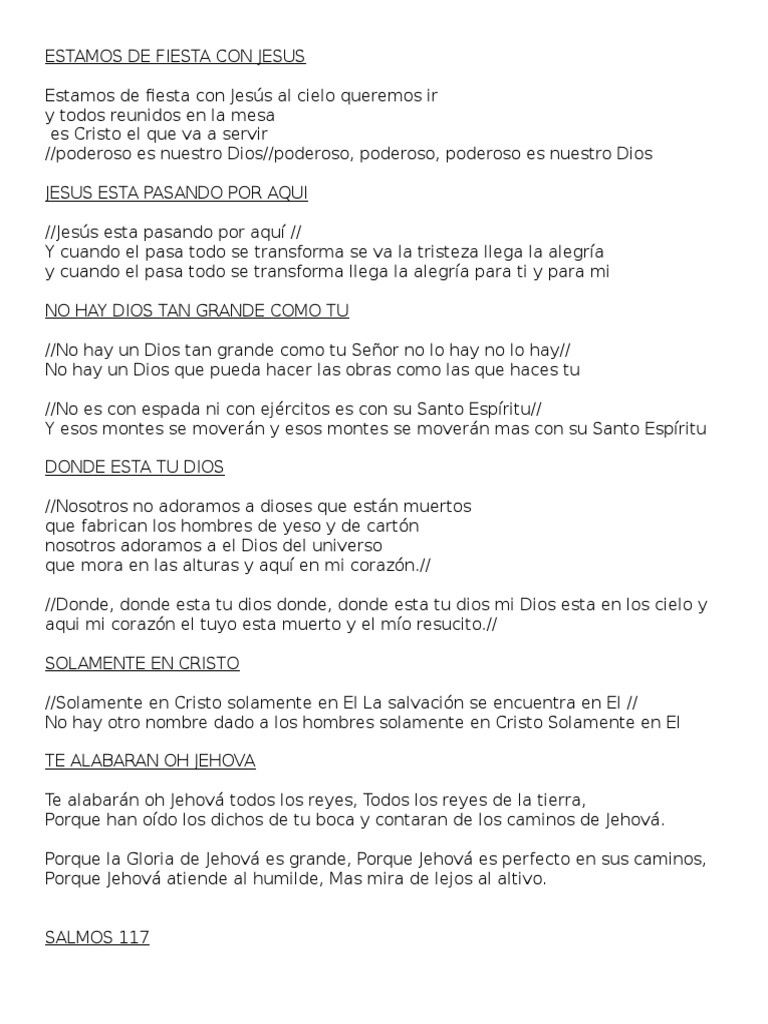 Estamos de Fiesta Con Jesus | PDF | Cristo (título) | Jesús