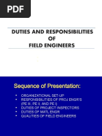 Project in Charge - Job Description | PDF