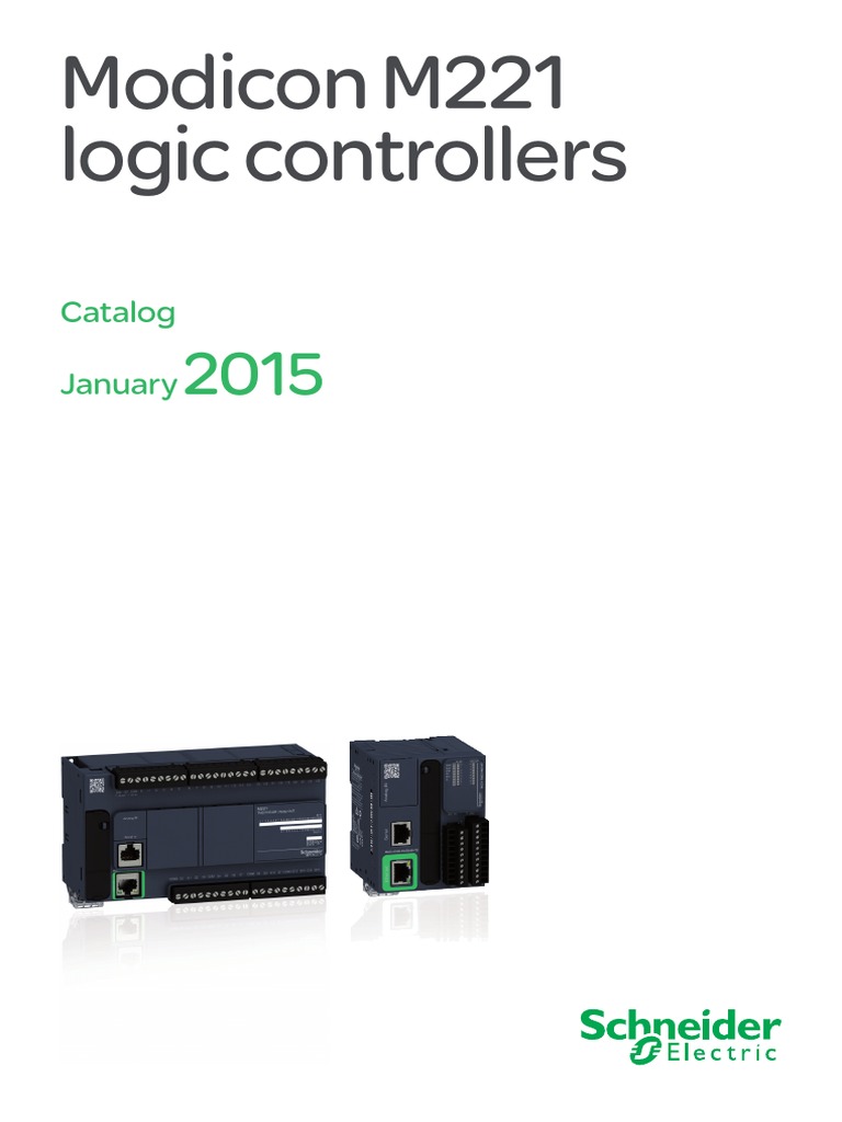 Modicon_M221_eng CATALOG 2015 | Embedded System | Modem