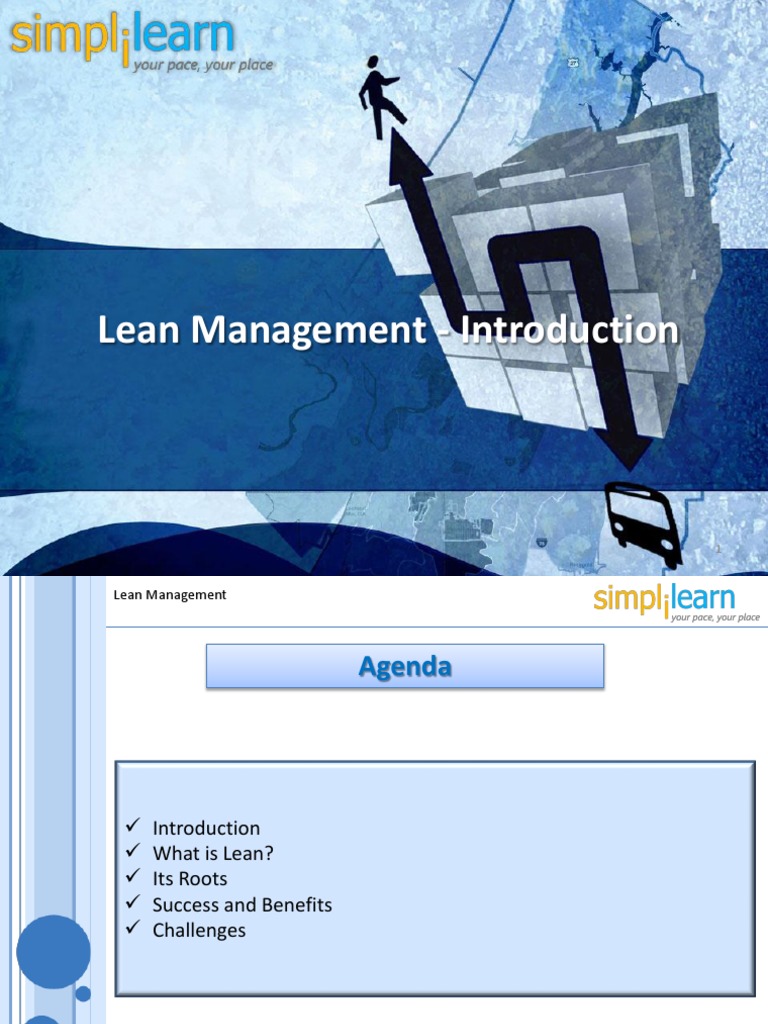 Lesson 01 Introduction | PDF | Lean Manufacturing | Operations Management