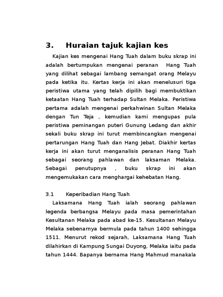 Hang Tuah | PDF