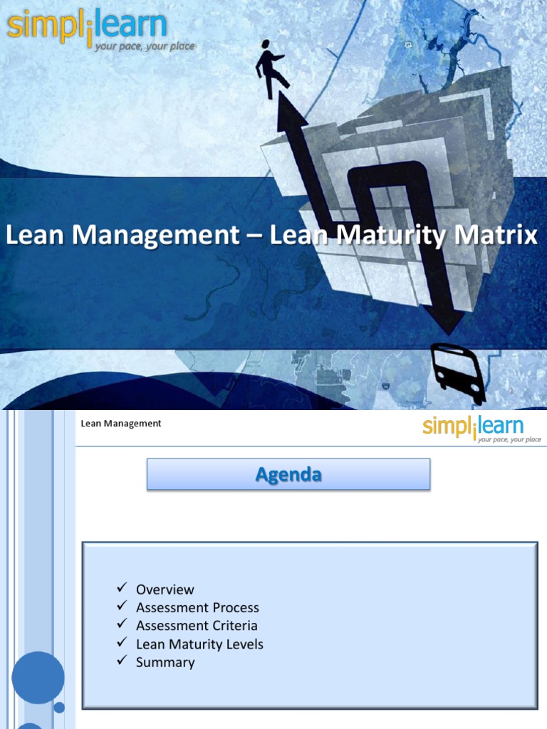 Lesson 09 Lean Maturity Matrix | PDF | Lean Manufacturing | Educational ...