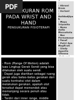 Normal ROM Setiap Regio Tubuh | PDF