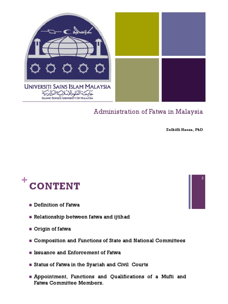 Administration of Fatwa in Malaysia | PDF | Fatwa | Monotheistic Religions