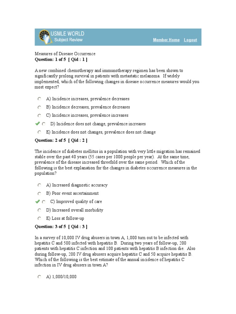 Biostat Uw | PDF | Sensitivity And Specificity | Standard Deviation
