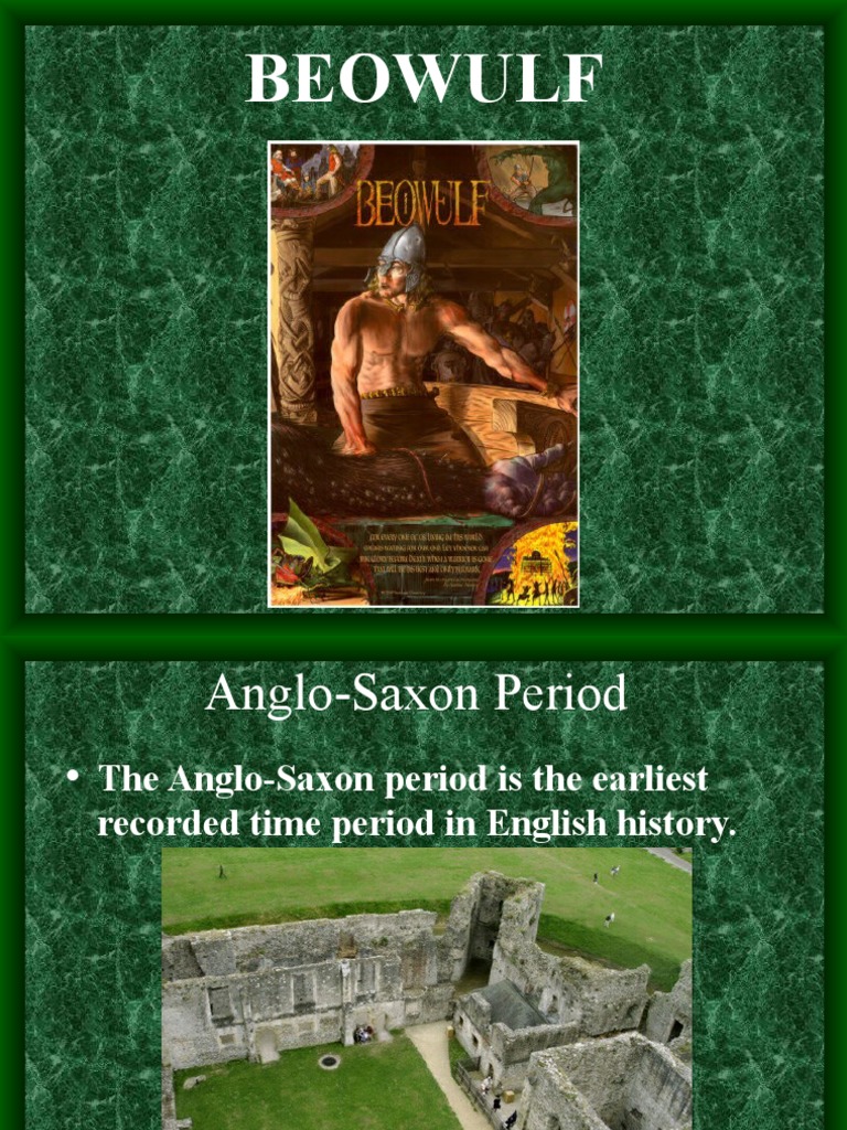 BEOWULF and ANGLO SAXON Powerpoint | PDF | Beowulf | Anglo Saxons