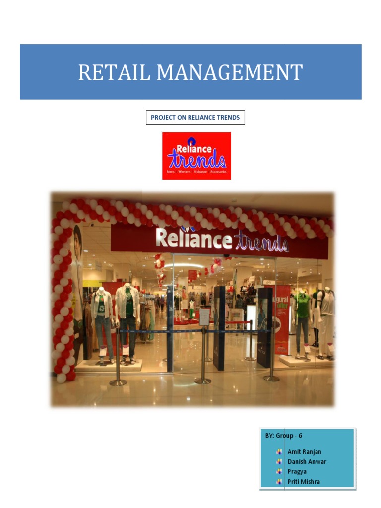 Reliance Trends: Retail Strategy Overview | PDF | Retail | Loyalty Program