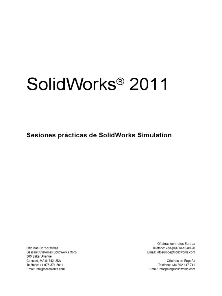 Simulacion en Solidworks | PDF