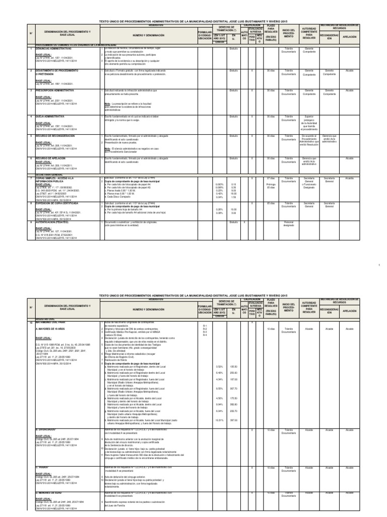 Tupa 2015 Jlbyr | PDF | Matrimonio | Alcalde