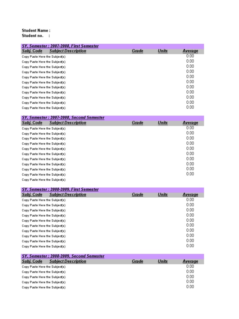 Format for GWA | Engineering | Physics & Mathematics