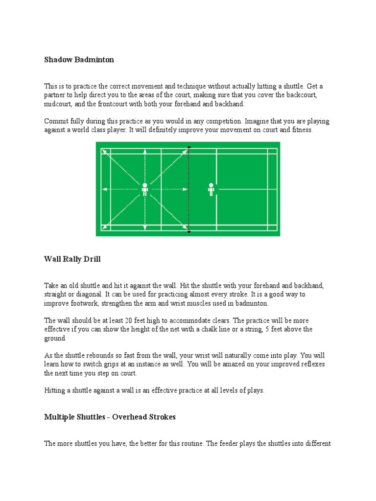 Shadow Badminton | Athletic Sports | Sports