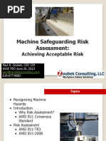 Machine Safety Risk Assessment | PDF | Risk | Occupational Safety And ...