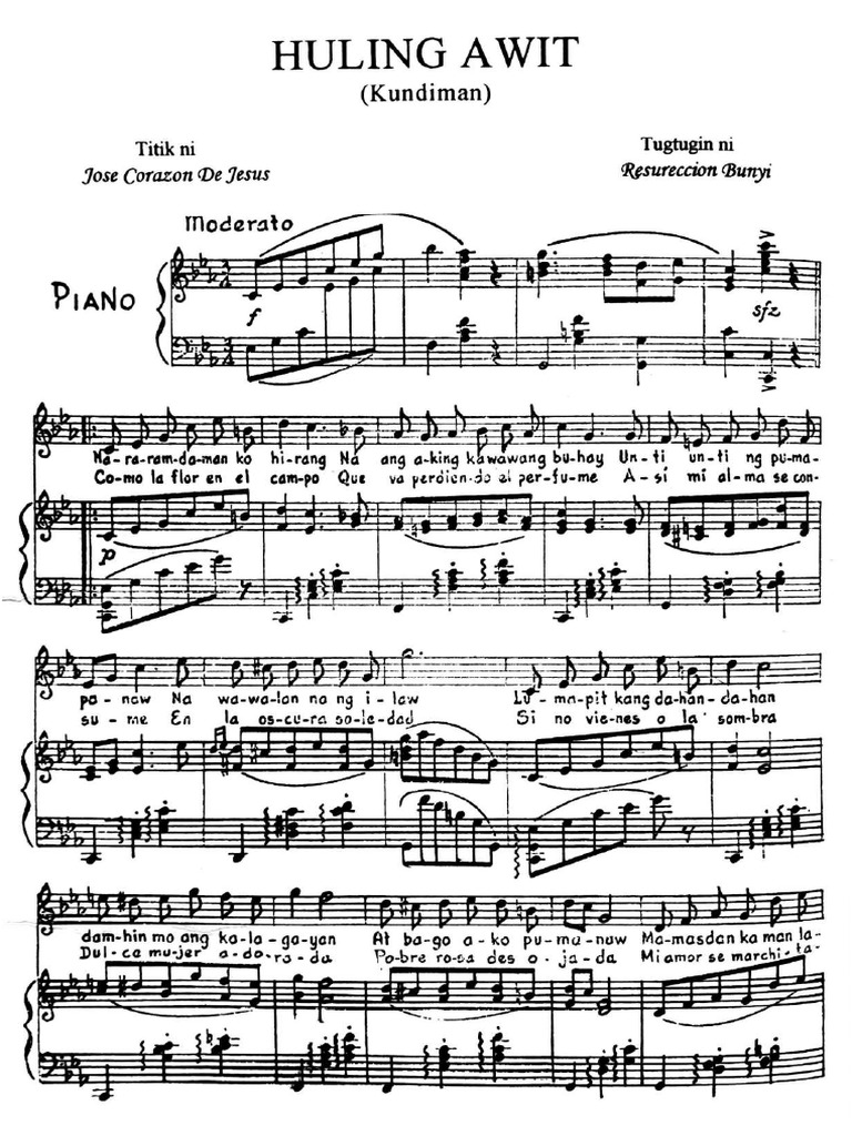 Bunyi - Huling Awit | PDF