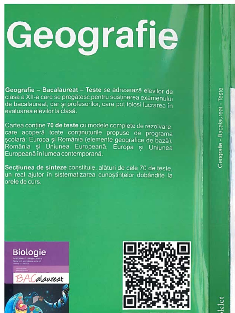 Geografie Bac Impar PDF | PDF