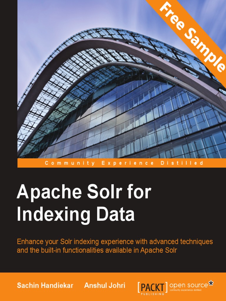 Apache Solr For Indexing Data - Sample Chapter | PDF | Apache Solr | Xml Schema