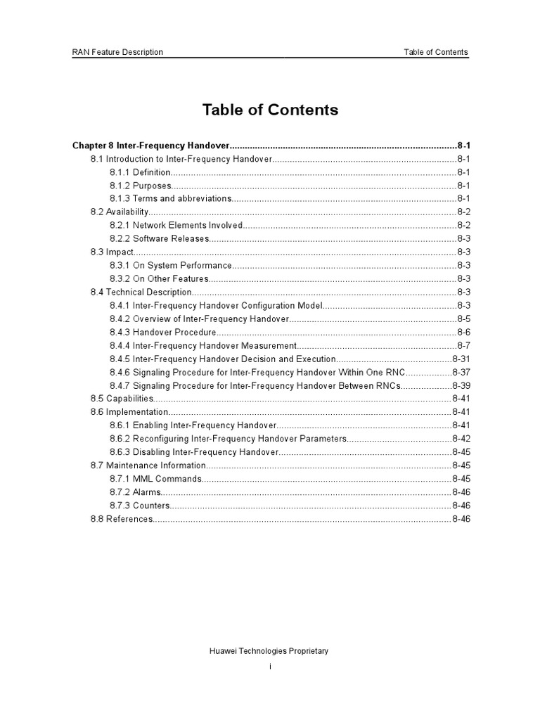 08 Inter Frequency Handover | PDF | Mobile Technology | Broadcast ...