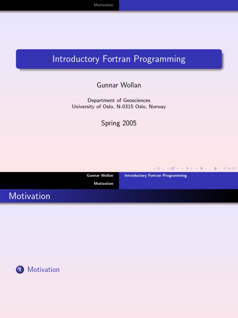 Fortran Intro Pdf Subroutine Parameter Computer Programming 