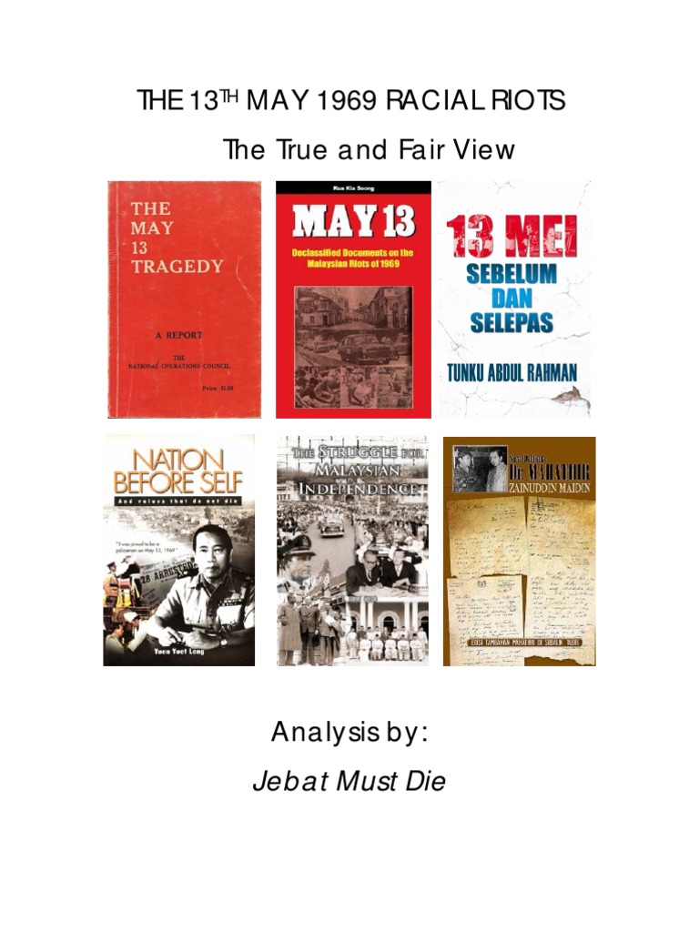 13th May 1969 Racial Riots | PDF | Malaysia | Classified Information