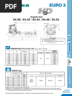 Scania P320 6x2 Rigid Chassis Specs | PDF | Truck | Axle
