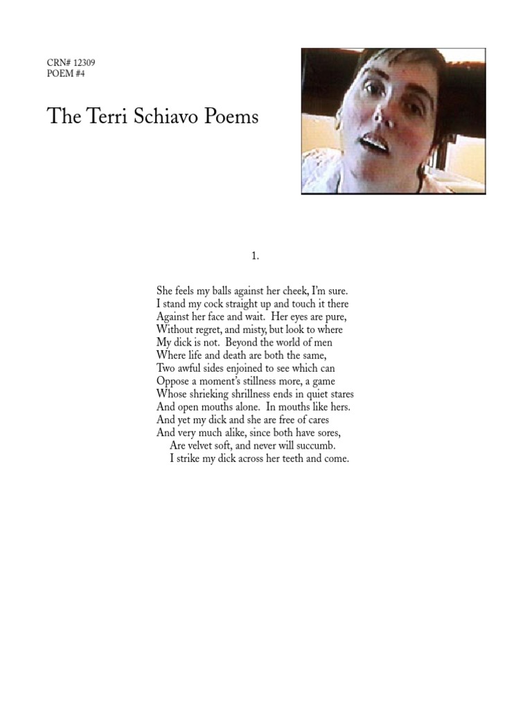 Terri Schiavo Love Poems | PDF