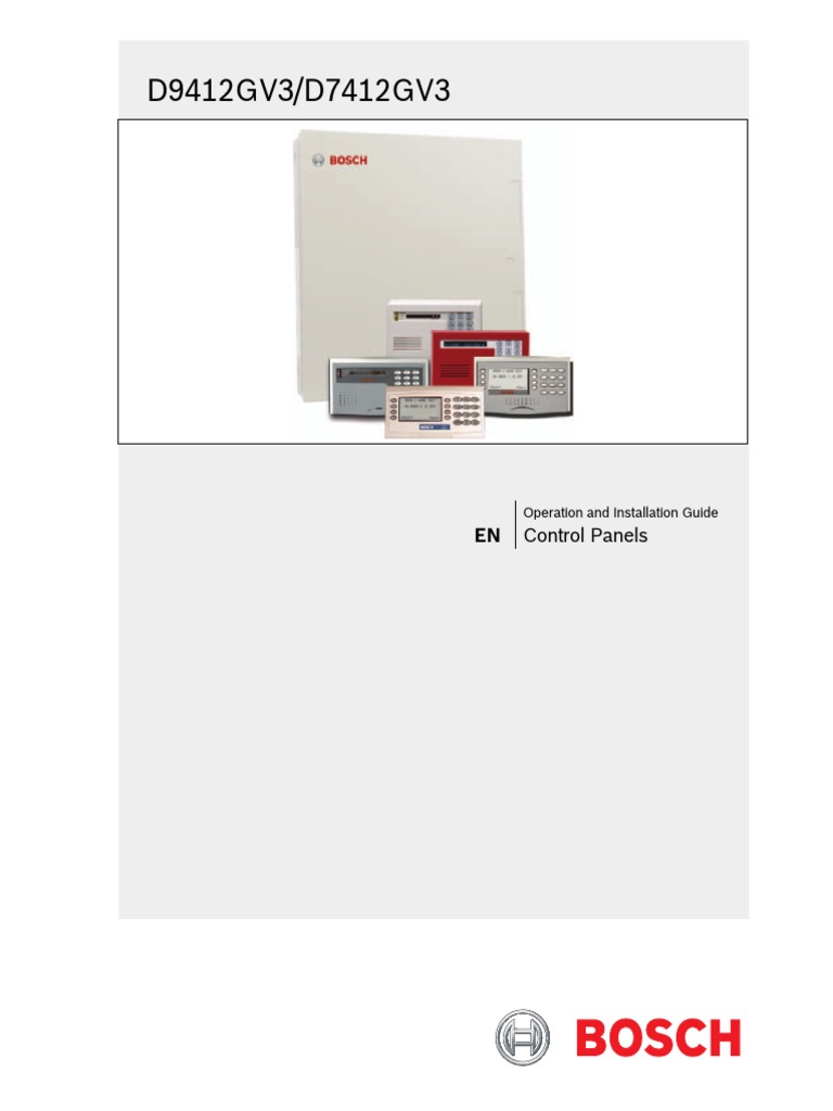 9412-7412-7212-GV2-operation-guide (Bosch) PDF | PDF | Security Alarm ...