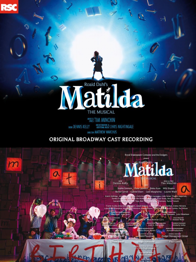 Digital Booklet - Matilda The Musical (Deluxe Edition) (Original ...