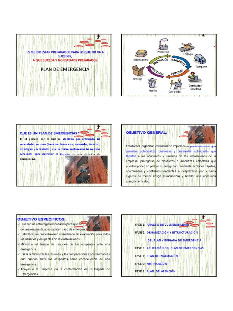 Plan de Emergencia: Preparación y Evacuación | PDF | Riesgo | Probabilidad