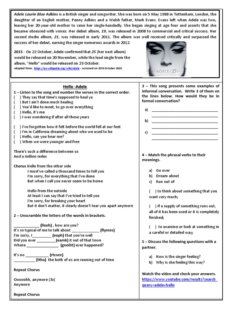 Hello Adele | PDF | Adele | Music Industry