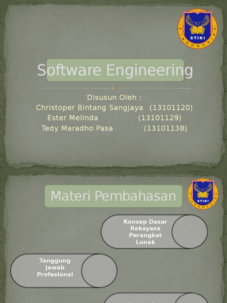 Konsep Dasar Rekayasa Perangkat Lunak | PDF