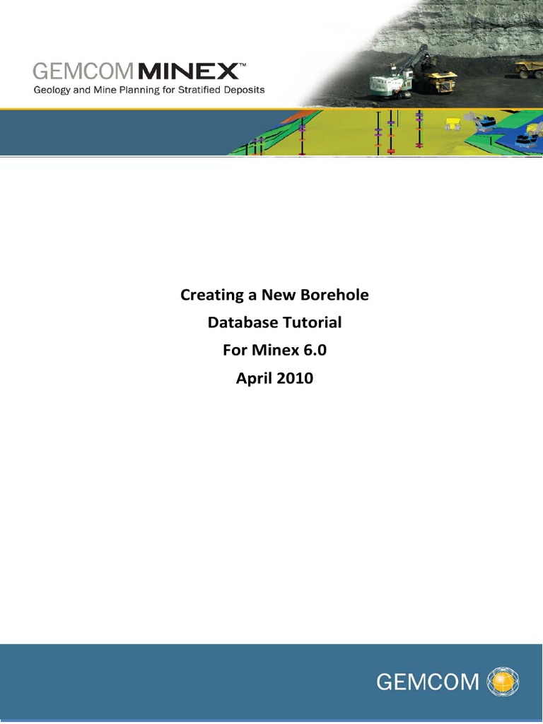 Creating A New Borehole Database Button Computing Comma Separated Values