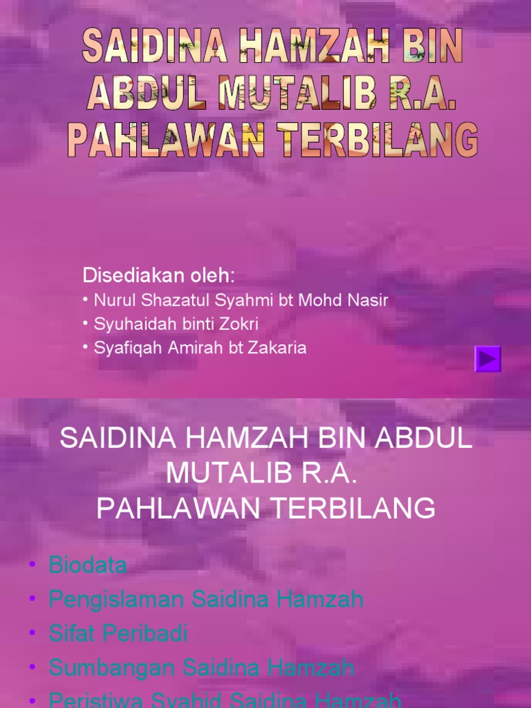Saidina Hamzah | PDF