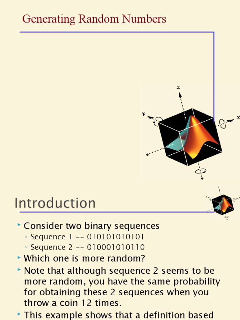 Randomnumbers Chapter6 | PDF | Parameter (Computer Programming) | Randomness