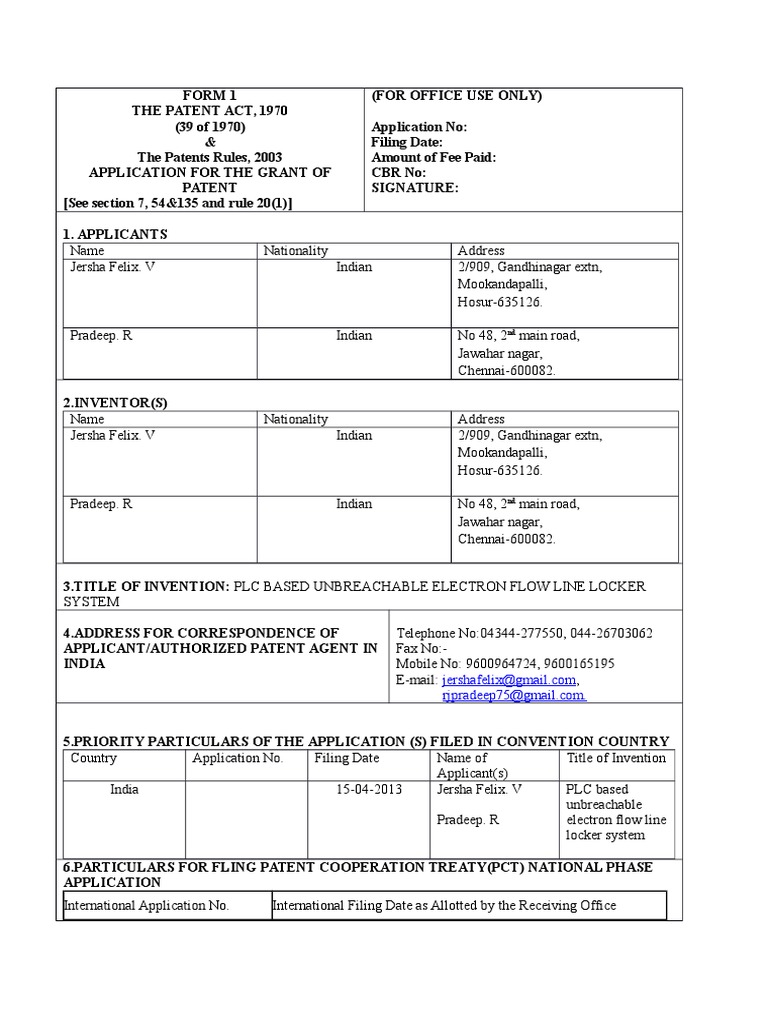 PLC Filled Completed | PDF | Glossary Of Patent Law Terms ...