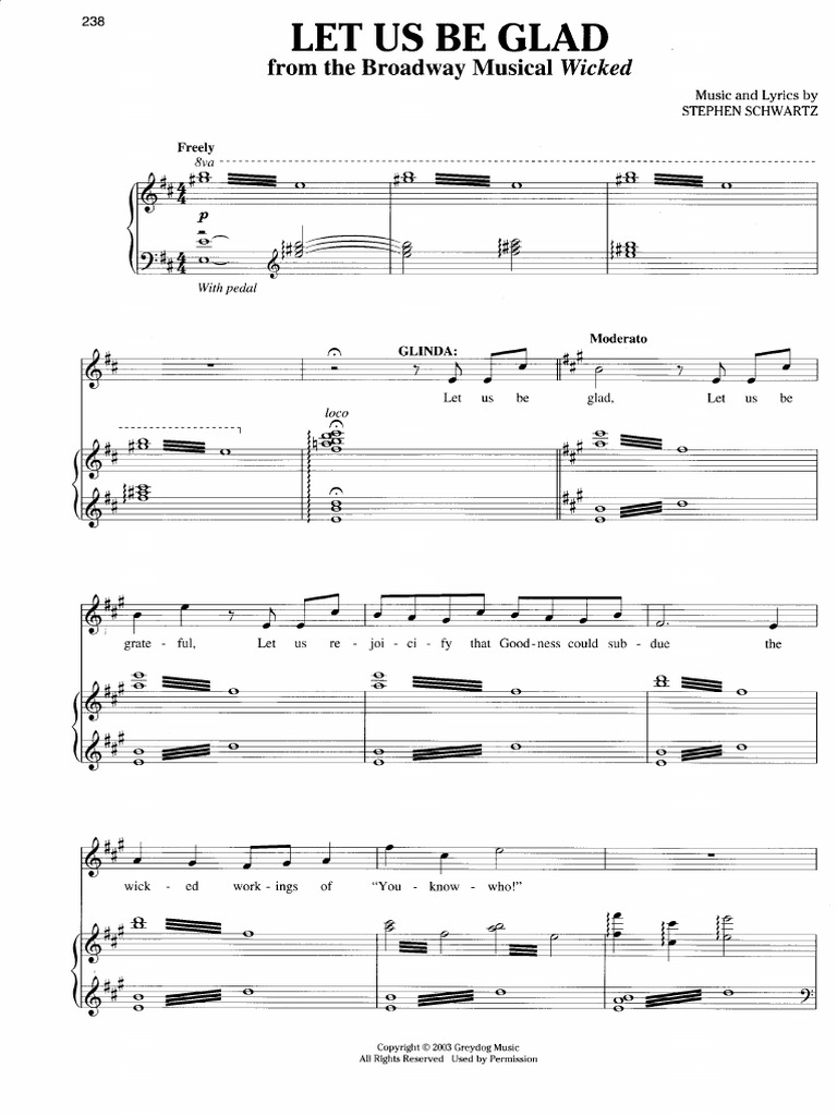 Let Us Be Glad | PDF