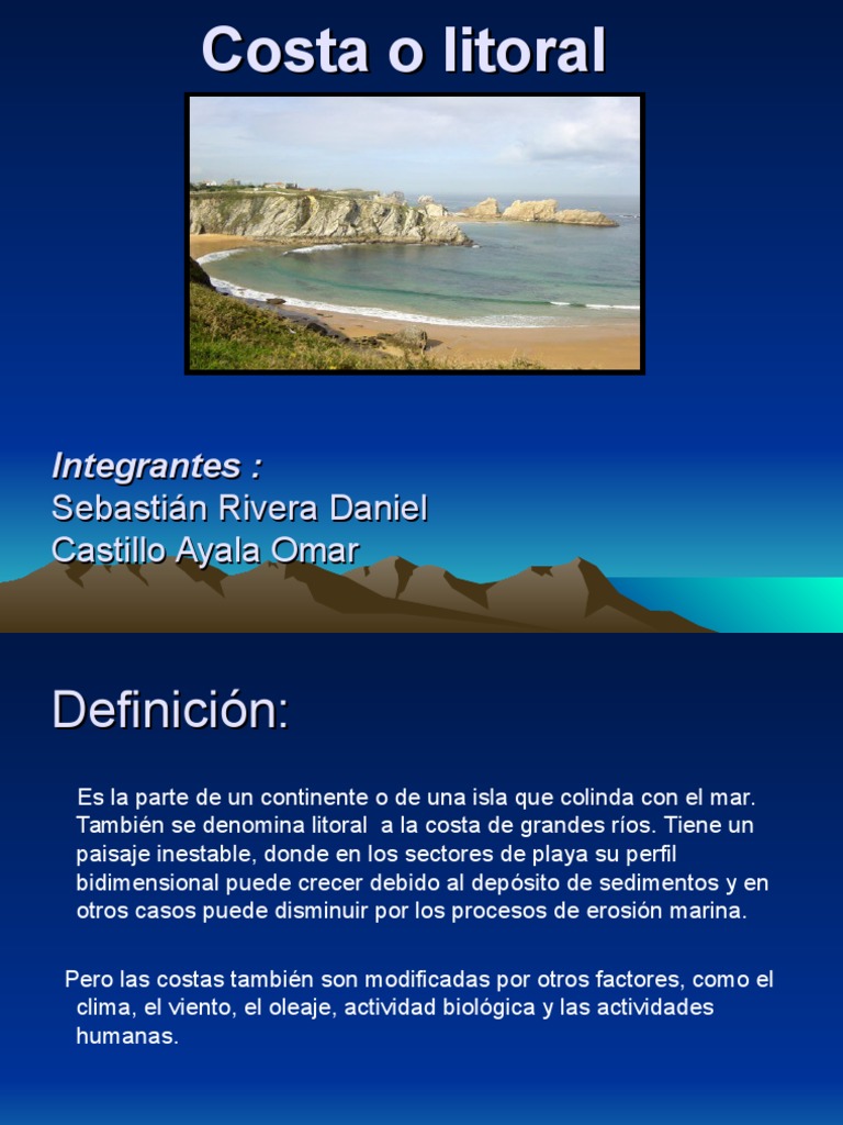 Litoral | Costa | Océanos
