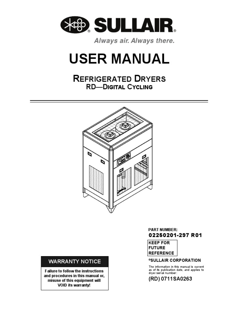 RD Manual 02250201-297 R01 English | PDF | Clothes Dryer | Heat Exchanger