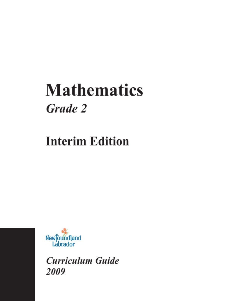 Grade 2 Math Guide | PDF | Curriculum | Mental Image