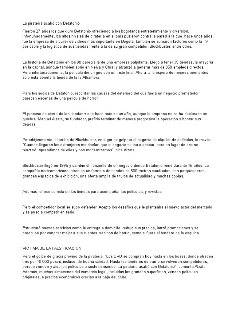 Manuel Antonio Alzate (Betatonio) 3 | PDF | Infracción de copyright ...