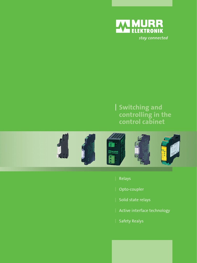 Murrelektronik Switching and Controlling en | PDF | Relay | Switch