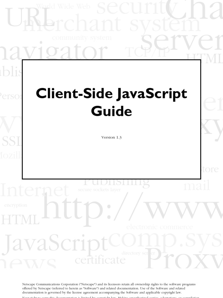 Client Guide Javascript | PDF | Dynamic Web Page | Java Script