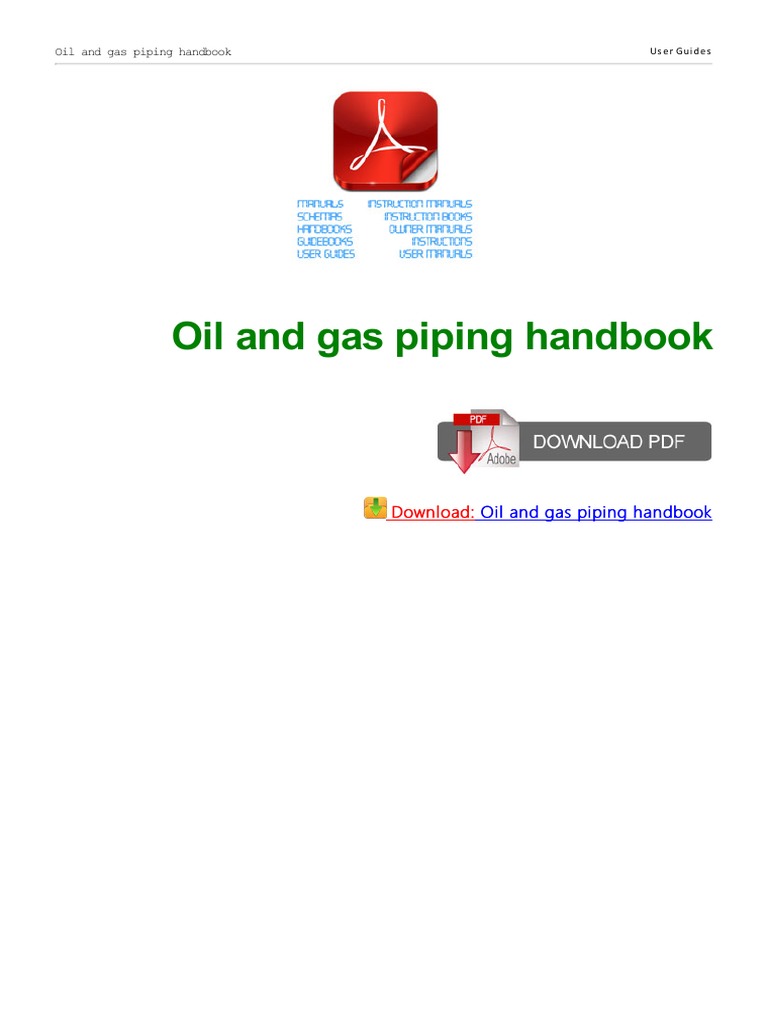 Oil and Gas Piping Handbook | PDF | Natural Gas | Pipeline Transport