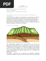 Movimientos Orogénicos y Epirogénicos | PDF | Geología | Falla (geología)