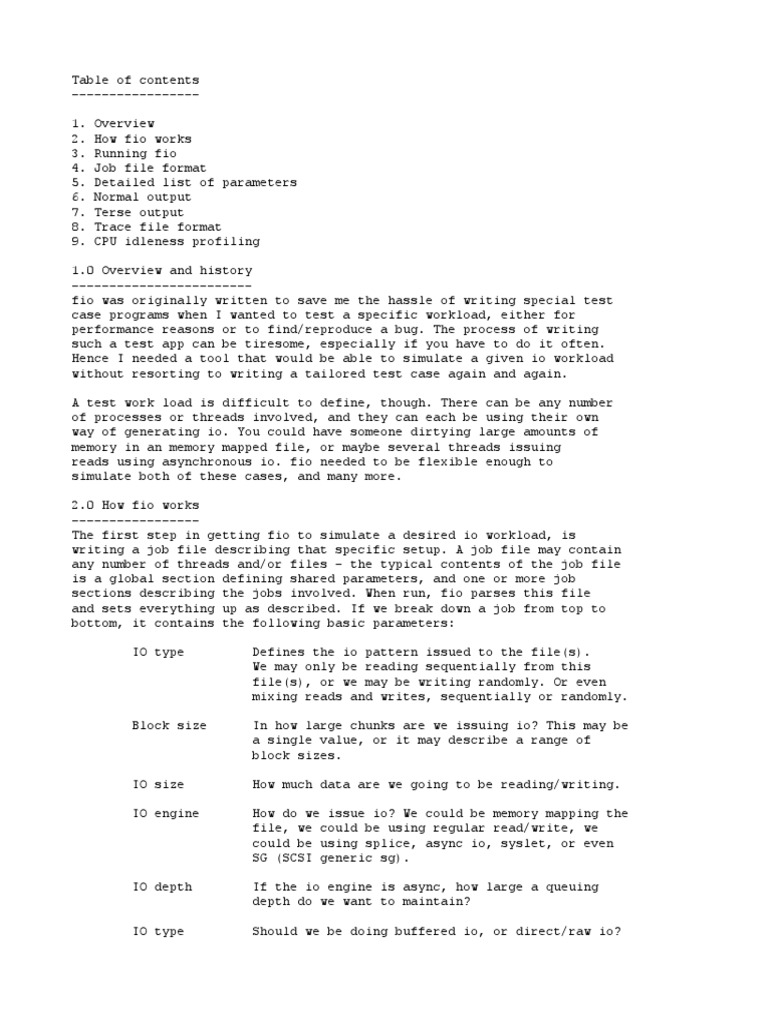 Fio | PDF | Command Line Interface | Filename