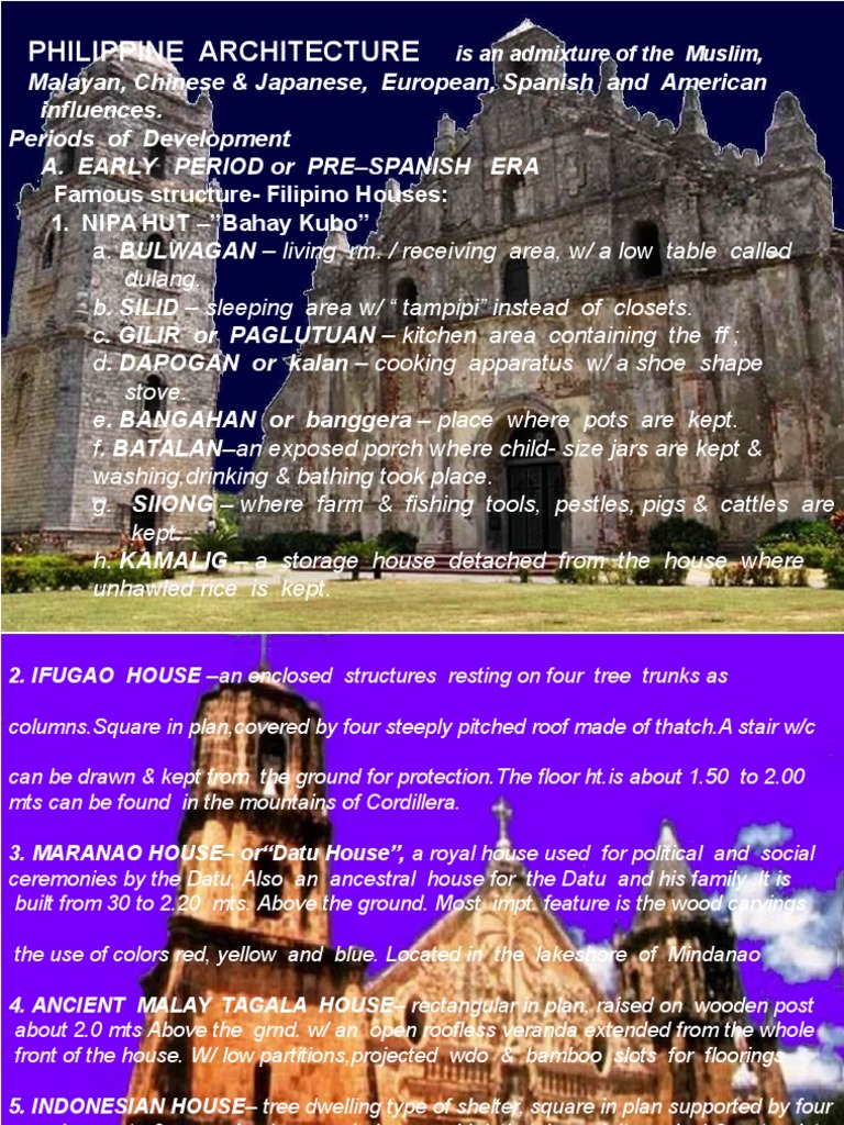 Philippine Architectural Heritage Overview | PDF | Metro Manila | Makati