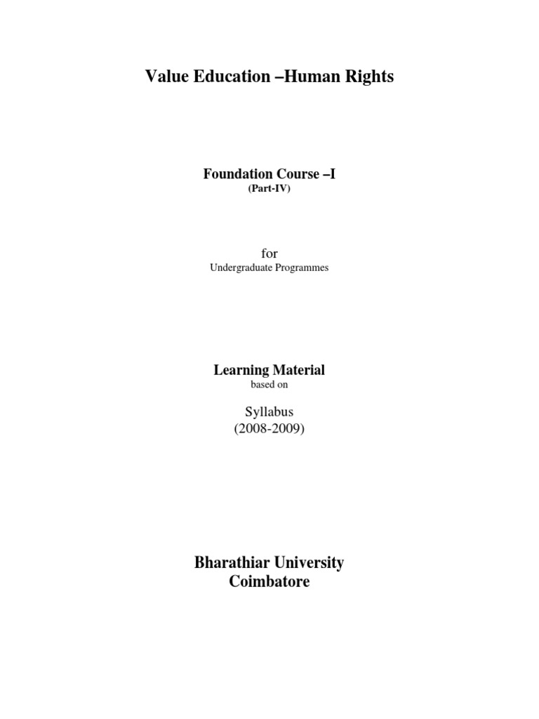 Value Education | PDF | Value (Ethics) | Mind